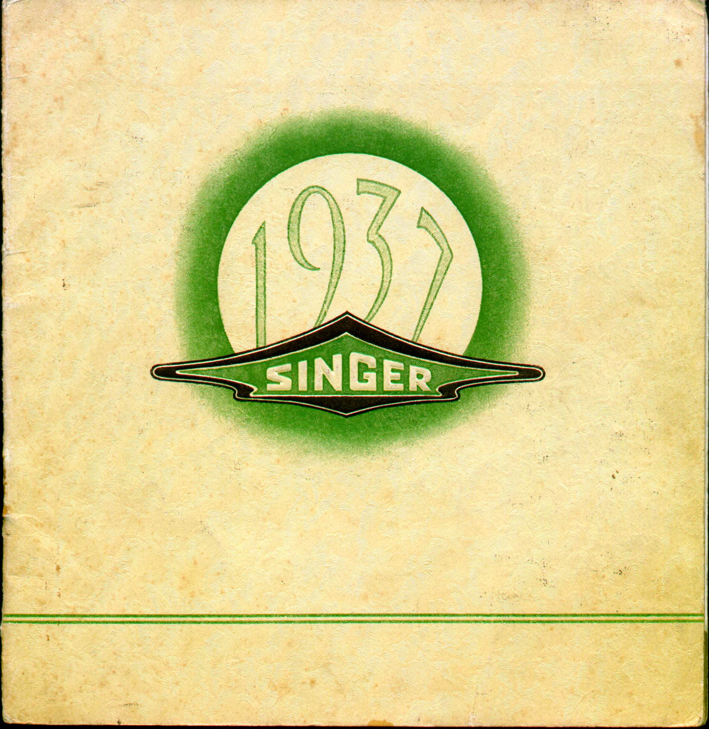1937 Singer brochure – The Singer Bantam Register